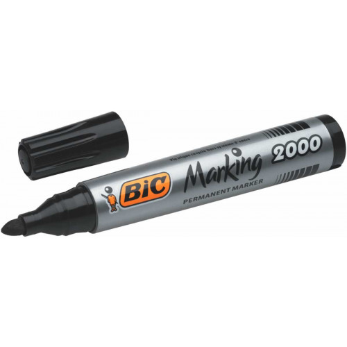 Bic-Marking-2000-Round-Nib-Permanent-Marker-Assorted-Pack-of-4