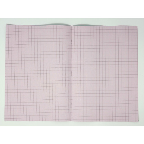 GHP A4 32 Page SEN Books - Yellow with Lilac Tinted Paper 10mm Squared