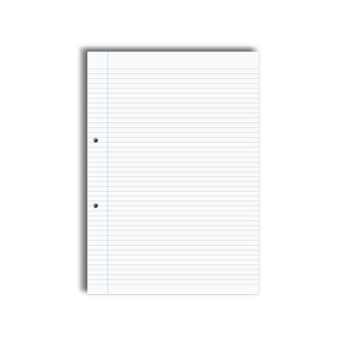 Rhino-A4-6mm-Ruled-&-Margin-Punched-Paper-(LL06057R)