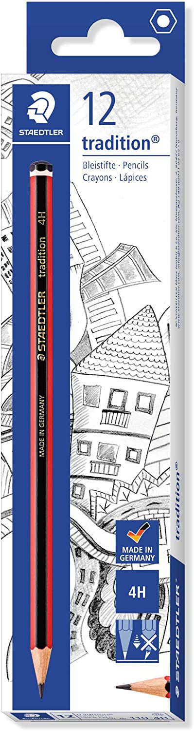 Staedtler Tradition Pencil Pack of 12 4H