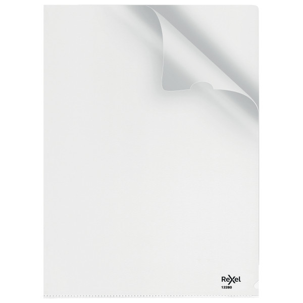 Rexel Nyrex™ 80 Heavy Duty A4 Letter File, Clear Embossed, Heavy Duty ...