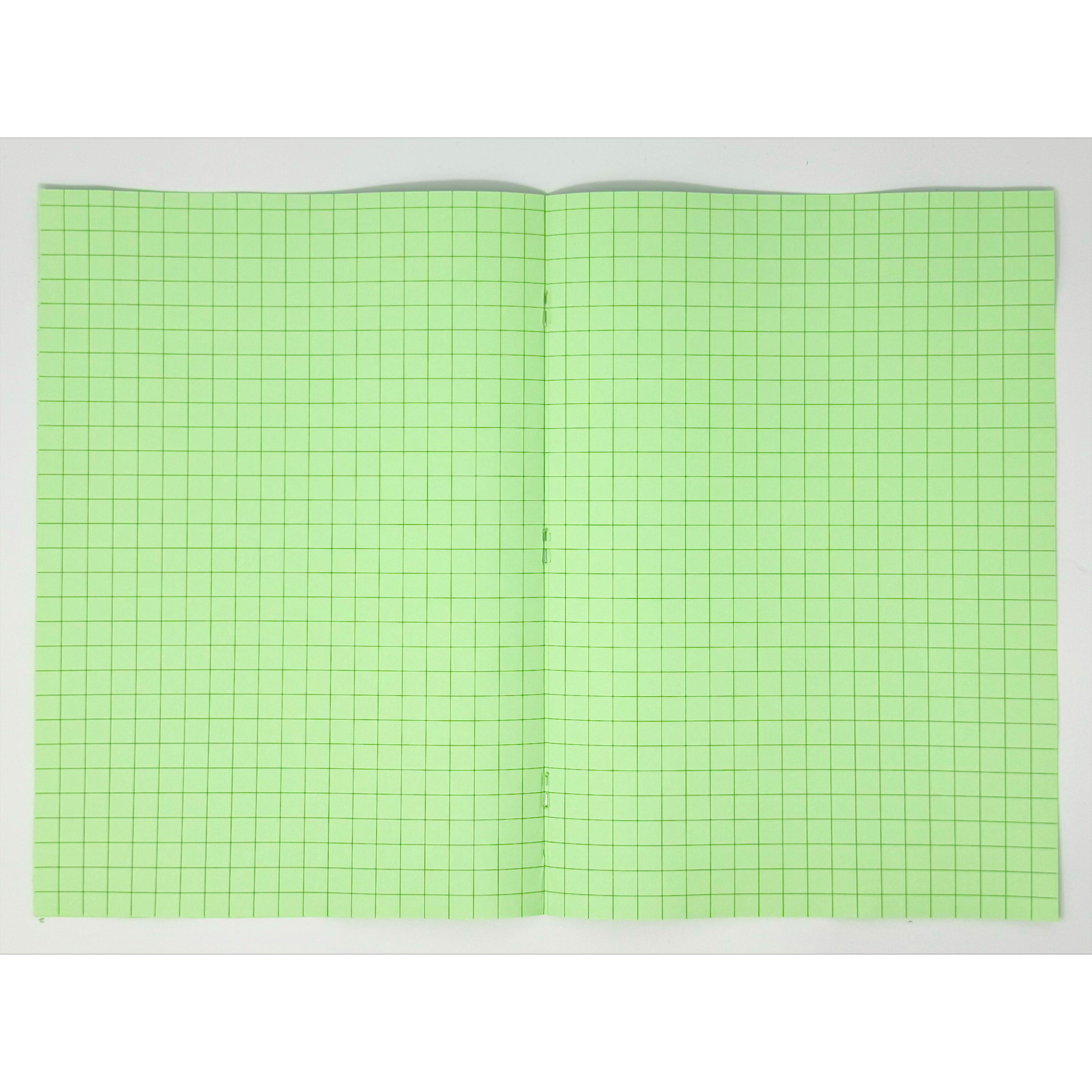 GHP A4 32 Page SEN Books - Yellow with Green Tinted Paper 10mm Squared